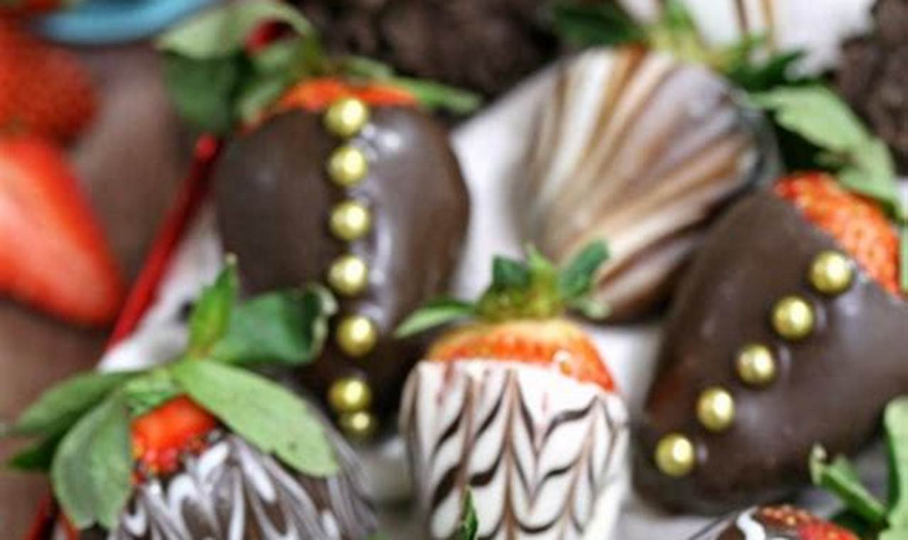 Creative Chocolate Covered Strawberry Designs & Ideas