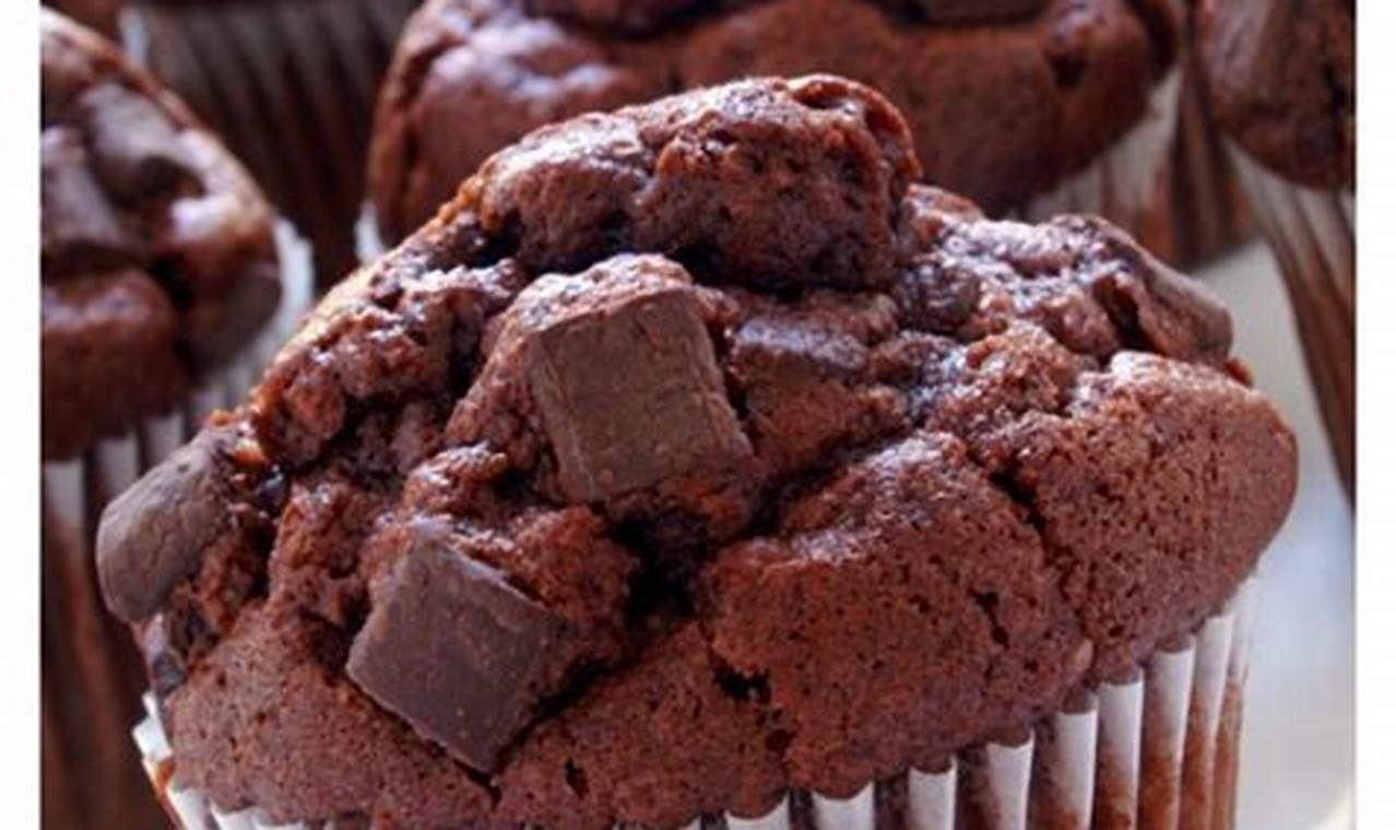 Easy Chocolate Chip Muffins Using Cake Mix Recipe