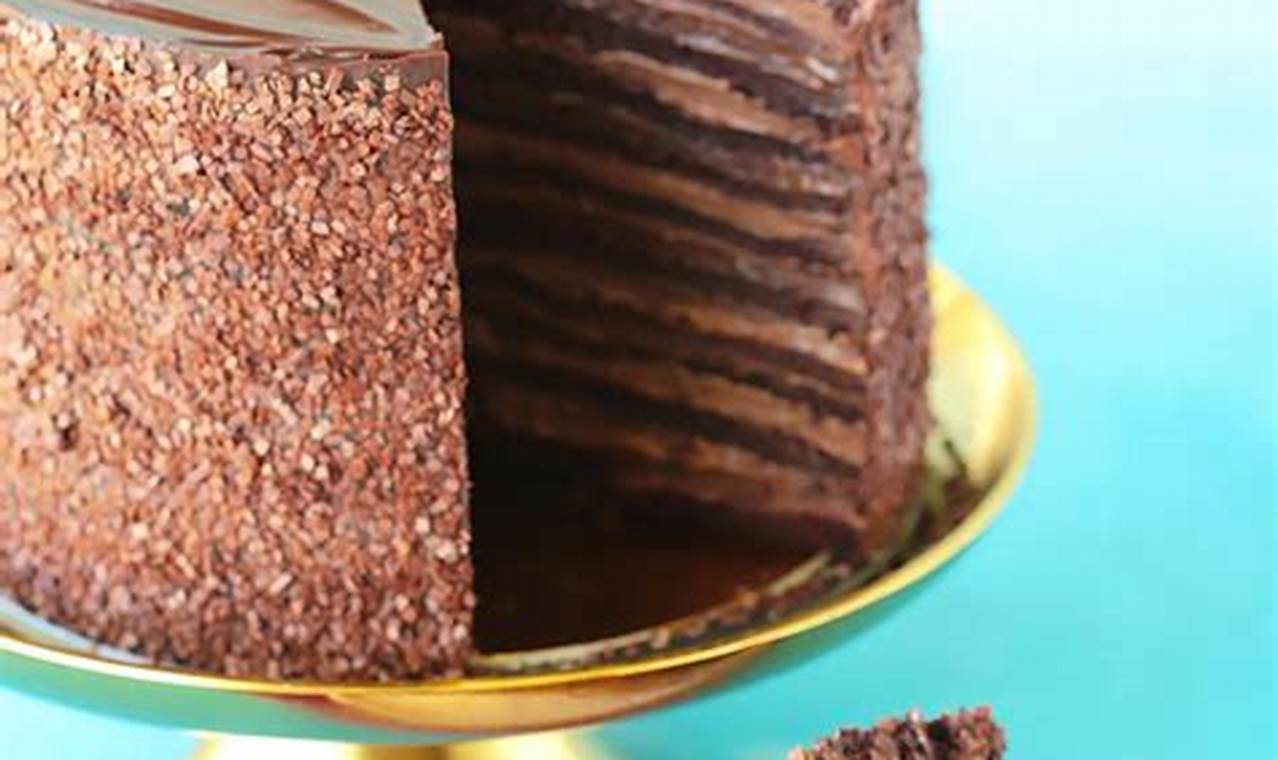 Ultimate 12 Layer Chocolate Cake Recipe