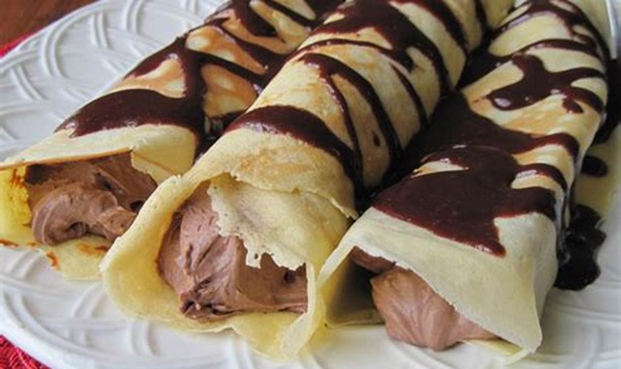 Easy Chocolate Filled Crepes Recipe (Authentic)