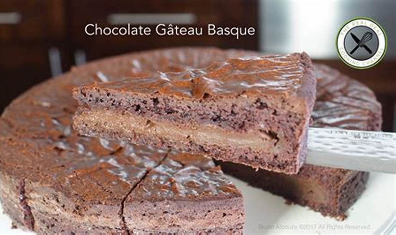 Chocolate Gateau Basque Recipe