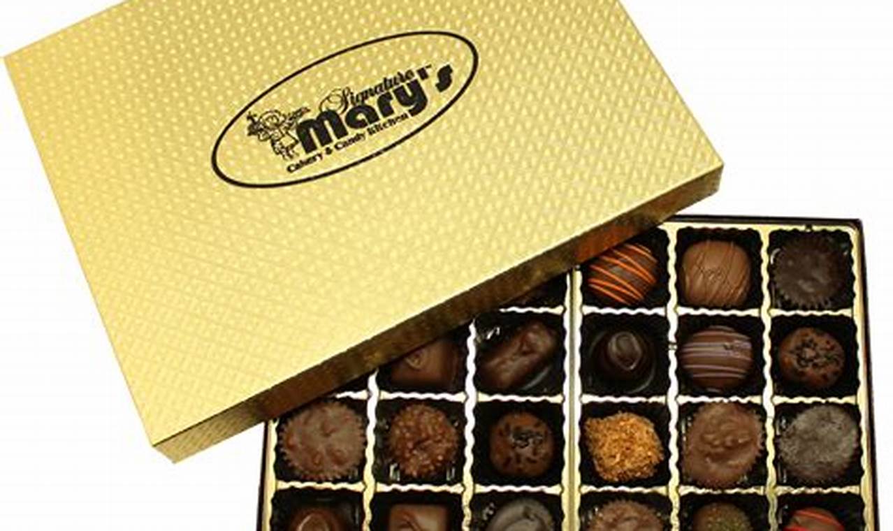 Gourmet Box Chocolate Candy Assortment