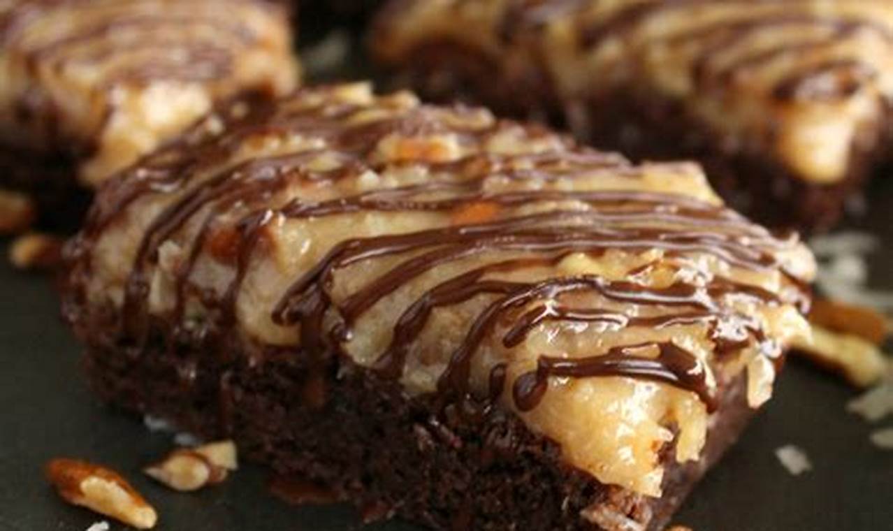 Easy German Chocolate Bars Recipe: A Classic Treat