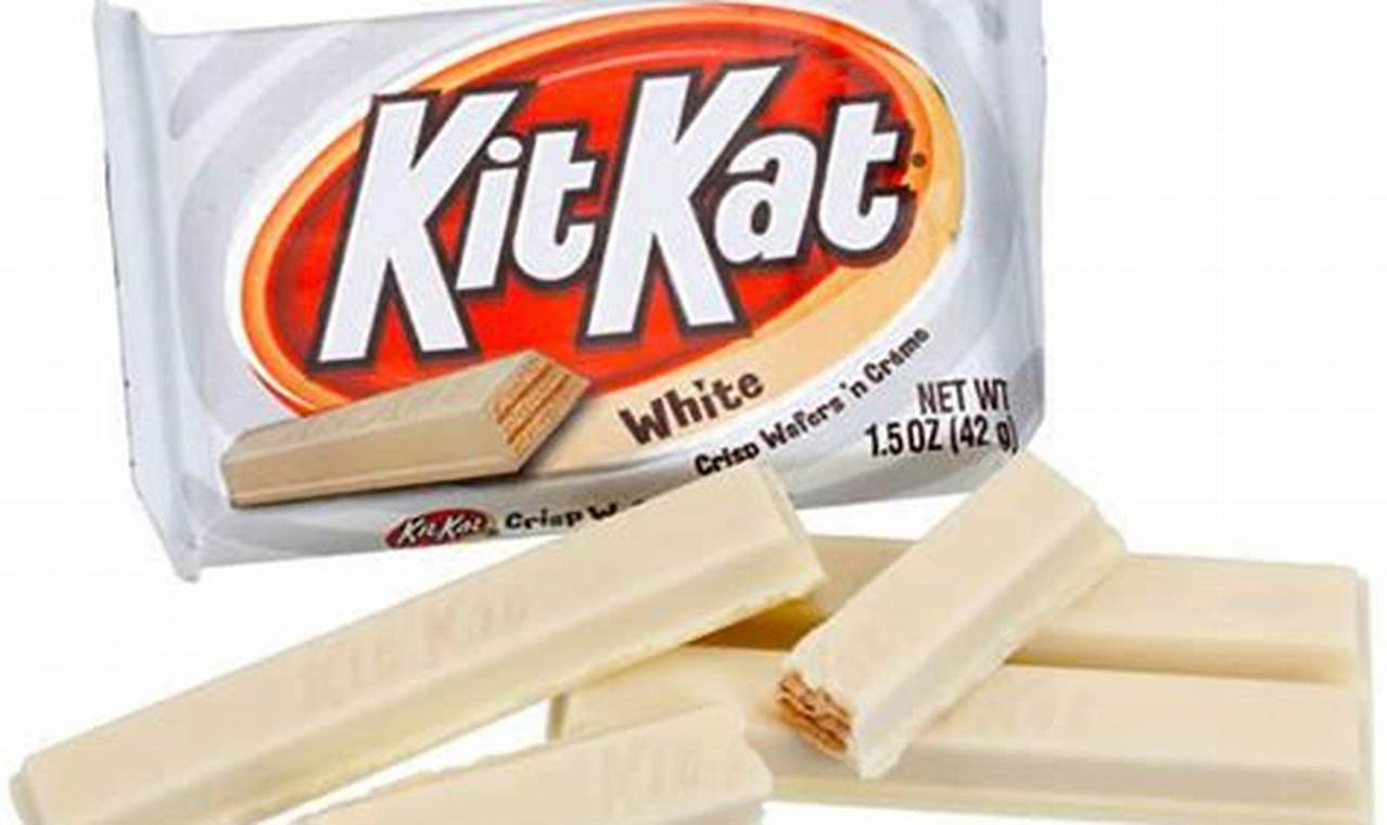 Indulge in White Chocolate Kit Kats Bliss
