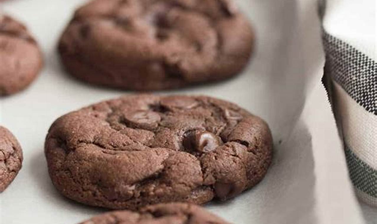 Easy 4 Ingredient Chocolate Cookies Recipe