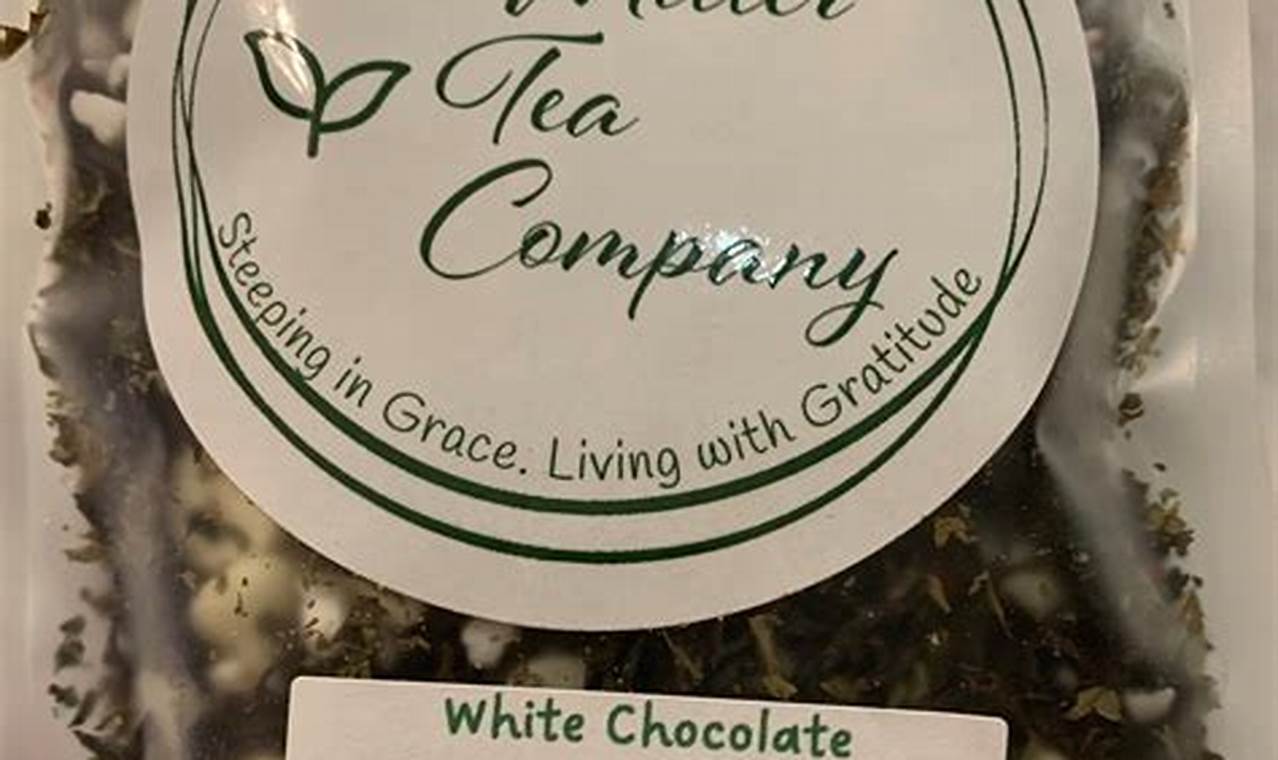 Indulge in White Chocolate Peppermint Tea Delights