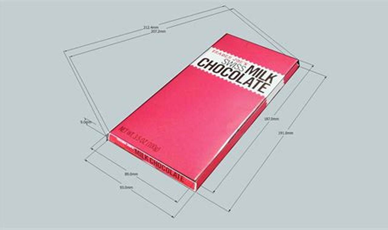 Ideal Chocolate Bar Dimensions & Sizes Guide