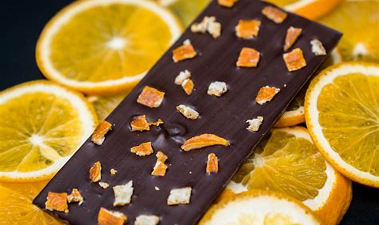 Best Chocolate Bar with Orange Zest & Peel