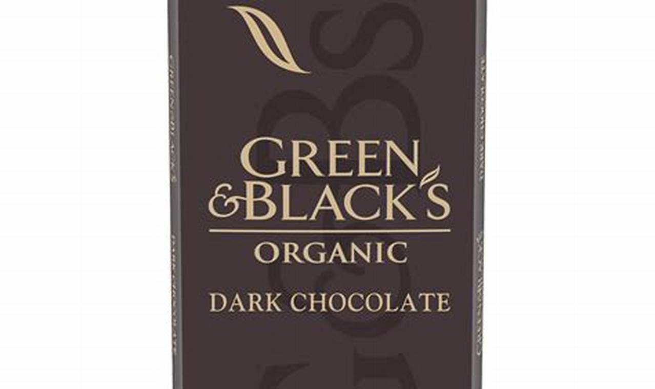 Premium Green and Black Dark Chocolate Bars