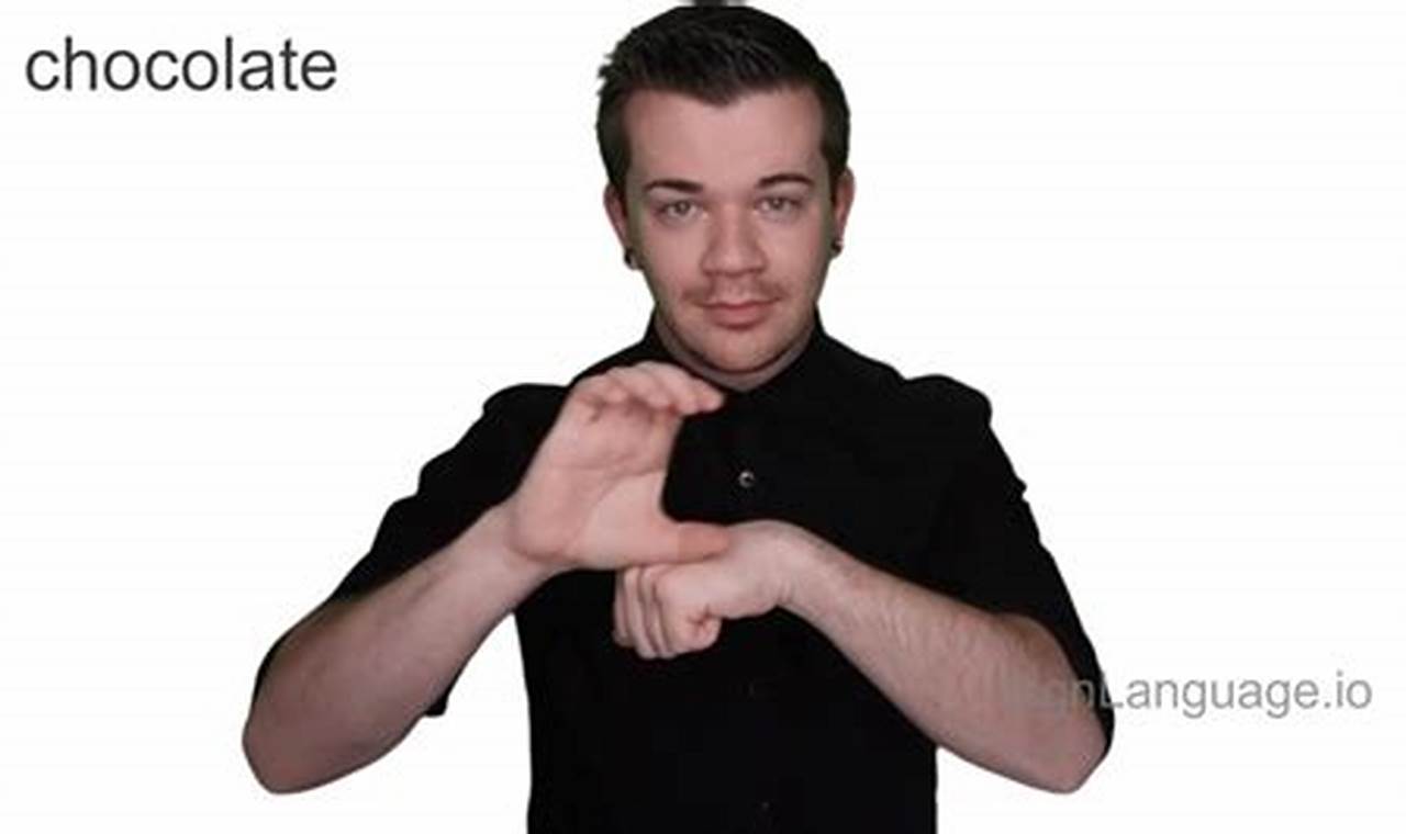 Learn ASL: Sign for Chocolate Guide