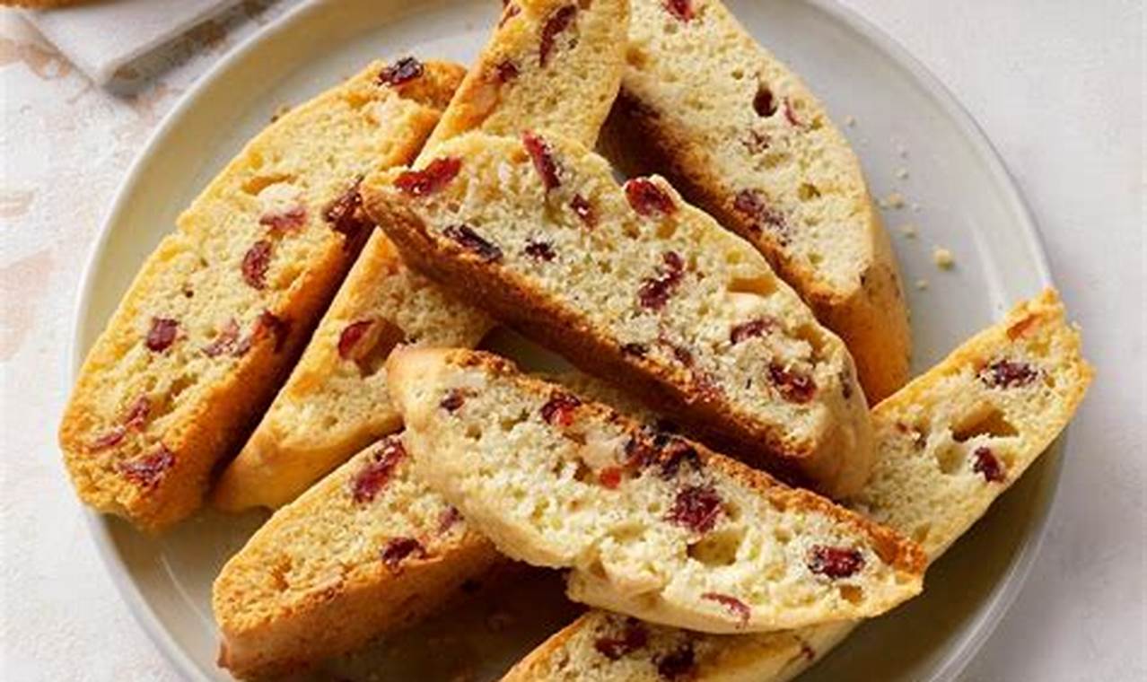 Best Cranberry & White Chocolate Biscotti Recipe