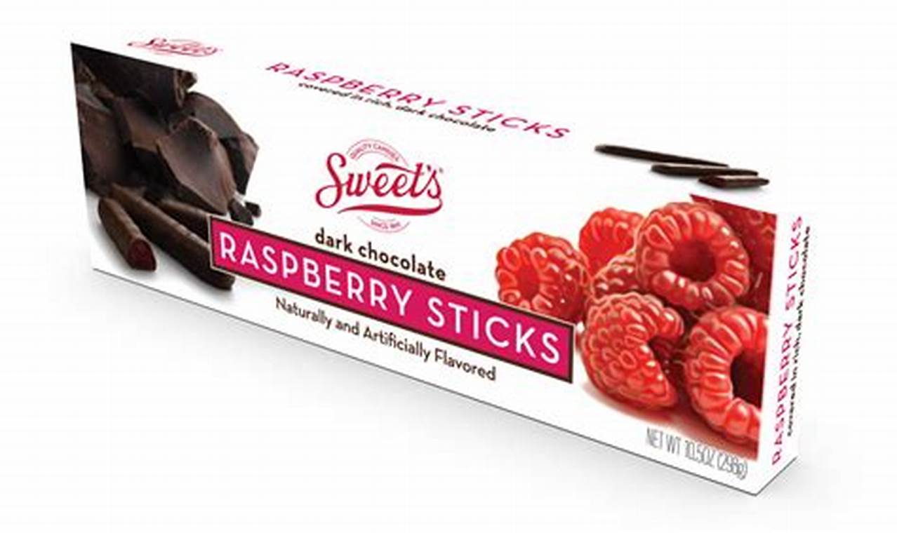 Gourmet Dark Chocolate Raspberry Sticks Recipe