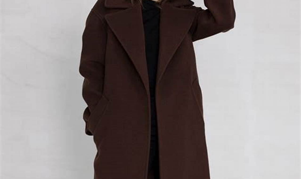 Stylish Chocolate Brown Wool Coats for Winter