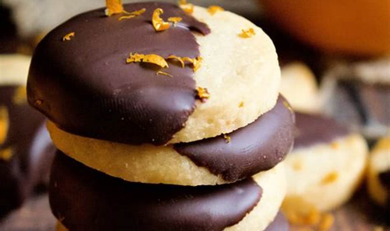 Best Chocolate Orange Shortbread Cookies Recipe
