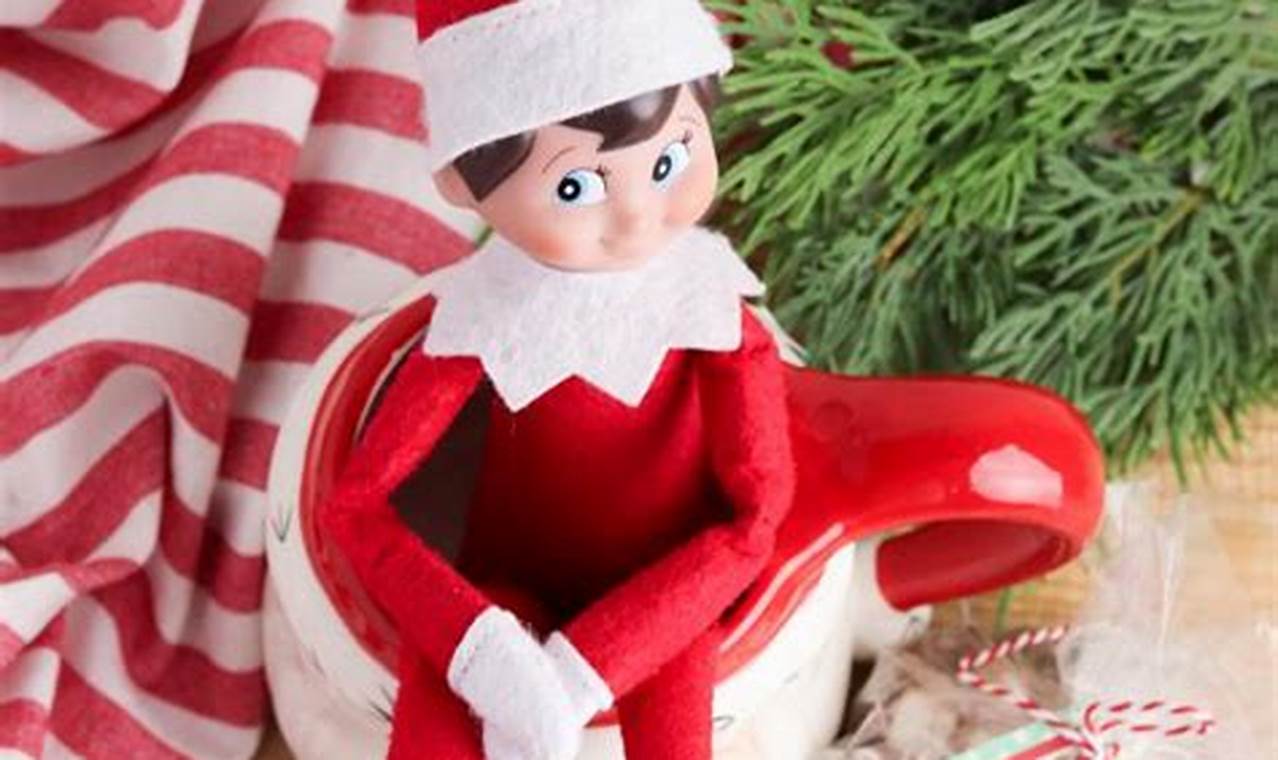 Festive Hot Chocolate Elf on the Shelf Ideas & Tricks
